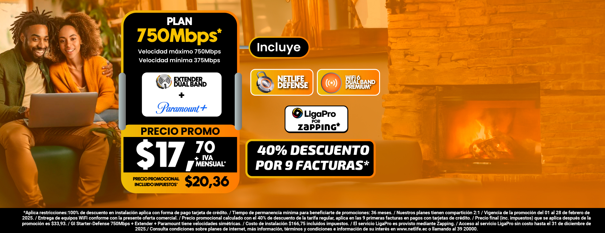 Netlife Planes Internet